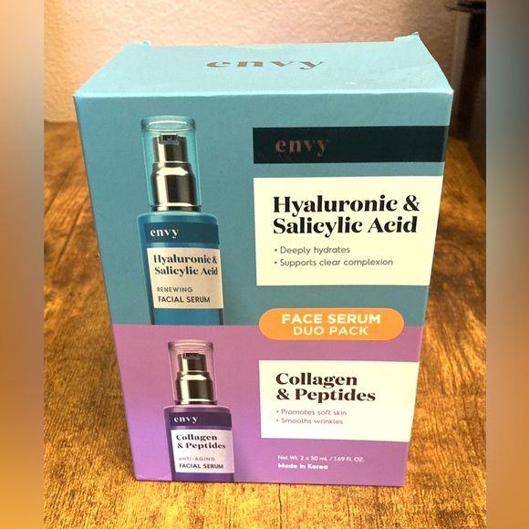 envy | Skincare | Envy Face Serum Duo Pack Hyaluronic Salicylic Acid ...